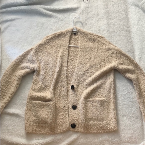 Sweaters | Beige Button Up Cardigan | Poshmark